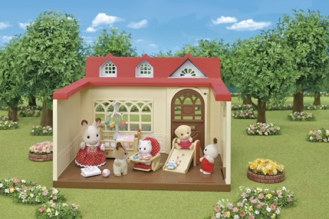 บ้านตุ๊กตาสวีทราสเบอร์รี่ ตุ๊กตากระต่าย ซิลวาเนียน Sweet Raspberry Home ...