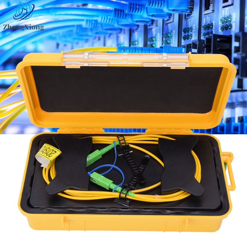 Fiber Optic OTDR Launch Cable Box SC/APC-SC/APC Ring Single Mode 500M ...