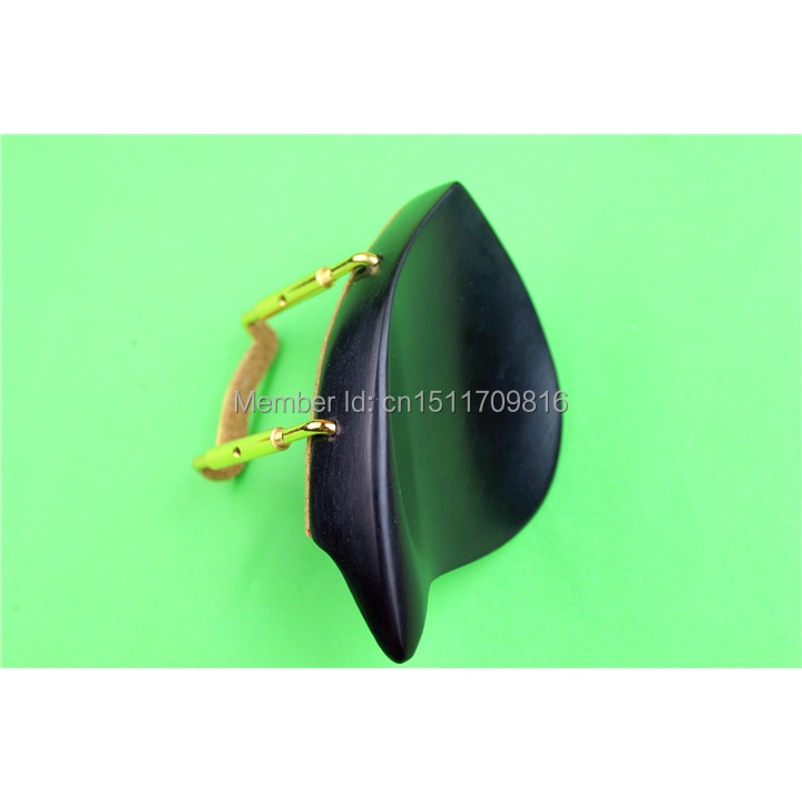 1 pcs Natural Ebony Violin Chin rest Golden Screw 44 Violin parts ...