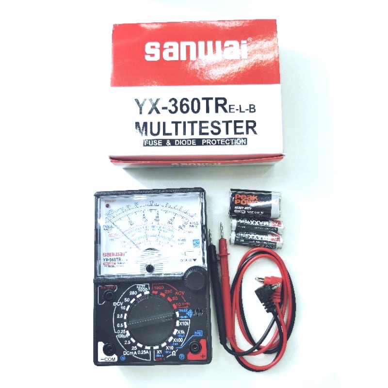 มิเตอร์วัดไฟ samwaแบบเข็ม รุ่น Multimeter YX-360TR | Shopee Thailand