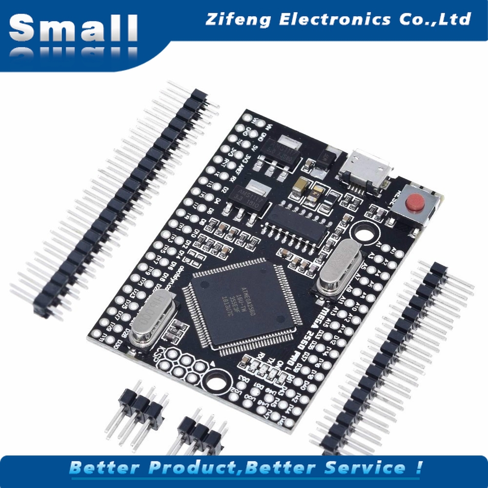 Mega 2560 Pro Mini 5v ( Embed ) Ch 340 G Atmega 2560-16au กับตัวผู้ ...