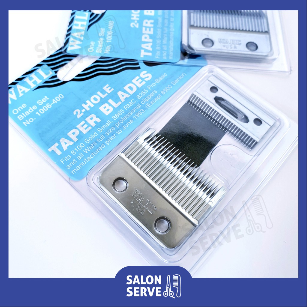 ใบมีด ปัตตาเลี่ยน WAHL แท้ รุ่น 2-Hole Taper Blades No.1006-400 ...