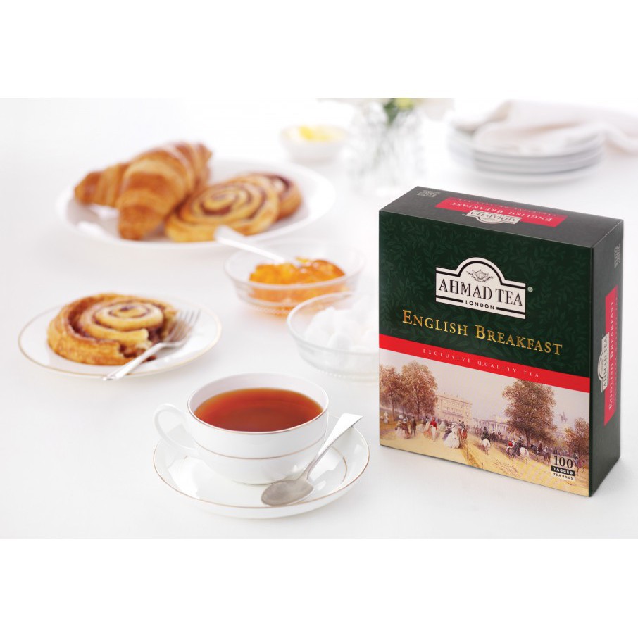 สุดคุ้ม ชาแท้จากอังกฤษ 100 มี 100 ซองในกล่อง ยี่ห่อ ahmad tea english ...
