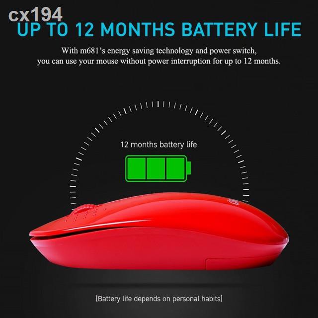 ขายดีเป็นเทน้ำเทท่า ส่งเร็ว Oker Mouse Wireless m681 Laser Silent keys ...