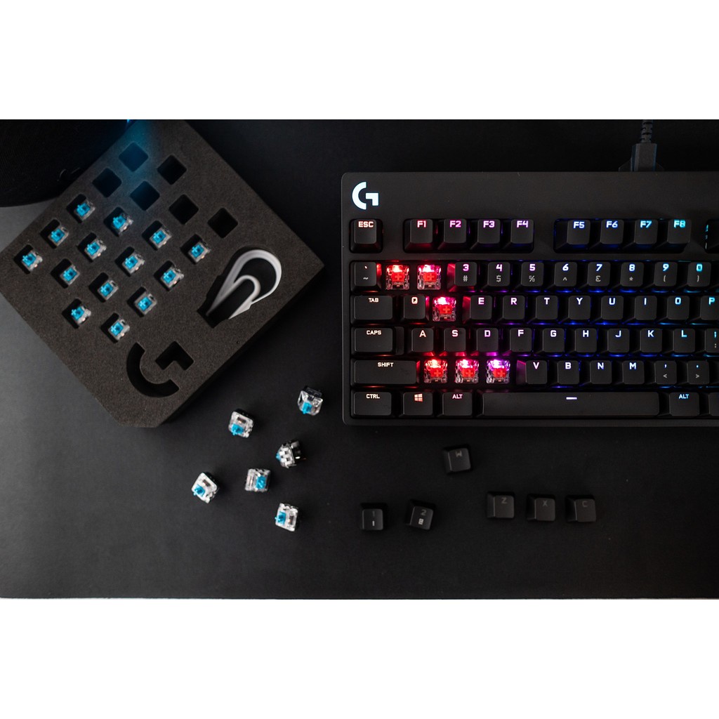 Logitech pro x keyboard Blue SW RGBถอดเปลี่ยน SW ได้ - d24v4sy7f ...