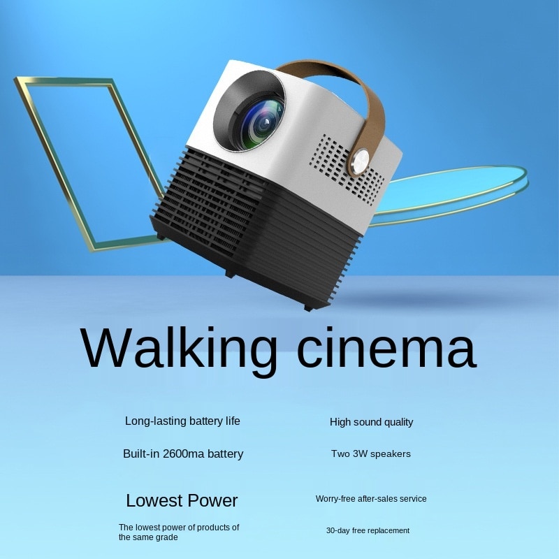 ปีอย่างเป็นทางการC2HD บ้านโปรเจ็กเตอร์ ขนาดเล็กแบบพกพาขนาดเล็ก1080ไร้ ...