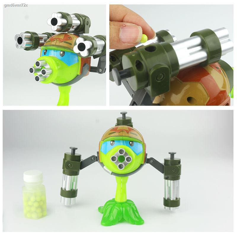 คุณภาพสูงↂMachine Gun Shooter Pea Toy Plants vs. Zombies Pod Gatling ...