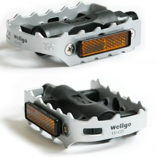 บันไดจักรยาน wellgo lu 25 บันไดจักรยาน b bearing ขาถีบจักรยาน คุณภาพดี ราคาลด | Shopee Thailand