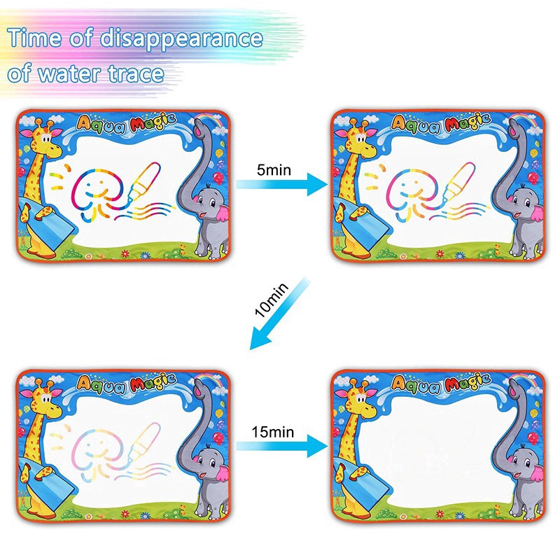 Magic Water Drawing Pad And Pen Graffiti Mat Painting Toys Children ...