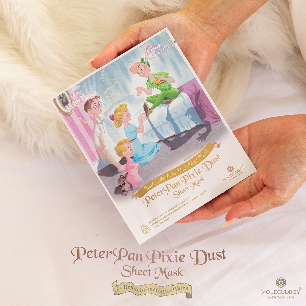 พร้อมส่ง // แบ่งขาย แผ่นมาส์กหน้า Moleculogy : BrunchtimeCollectibles Disney Peter Pan Made with ...