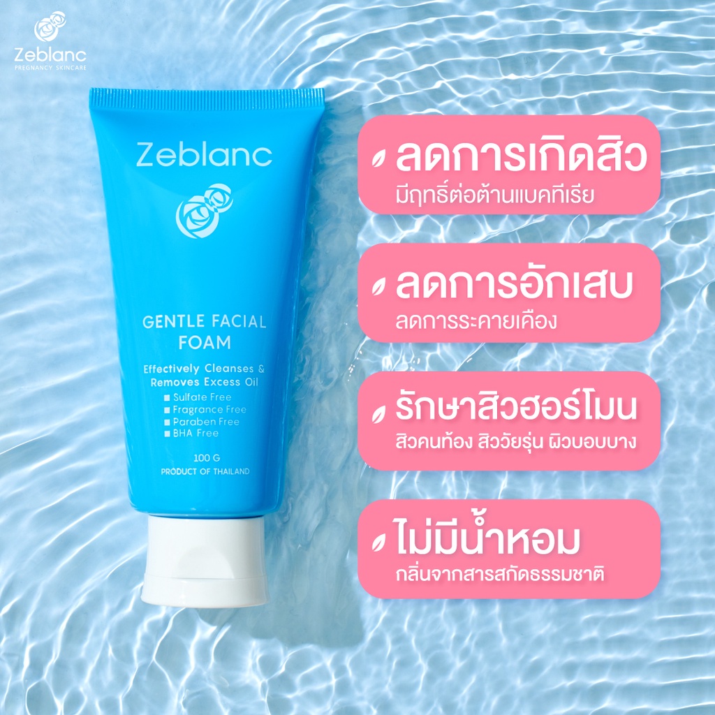 Zeblanc ครีมคนท้อง Set หน้าใส ท้องสวย (ครีมบำรุงผิว ครีมกันแดด โฟมล้าง ...