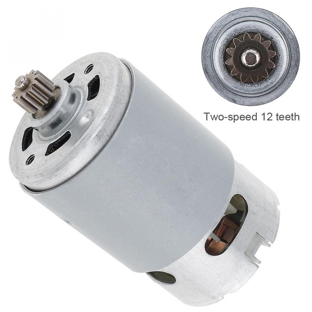 RS550 25V 19500 RPM DC Motor with Two-speed 12 Teeth and High Torque ...