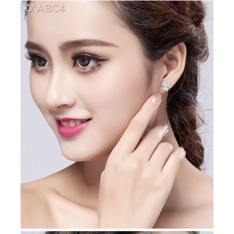 ต่างหูเงินแท้ ดอกไม้ คุณภาพดี S925 - wl2qoe9_84 - ThaiPick