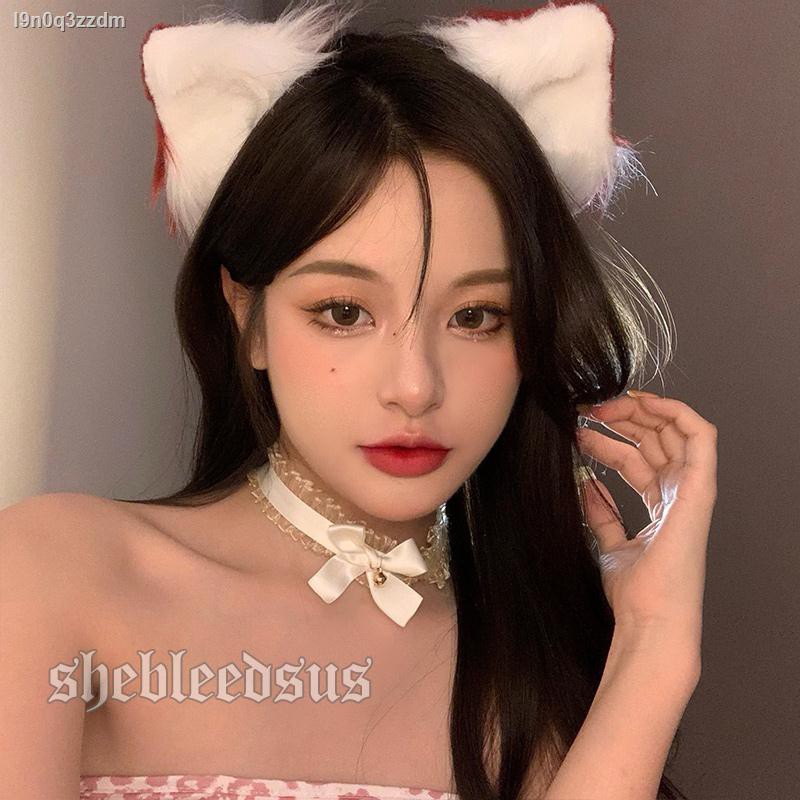 Lolita Hair Accessoriesเครื่องประดับผมโลลิต้า∈Shebleedsus pure desire cat yyds! Plush sweet and ...