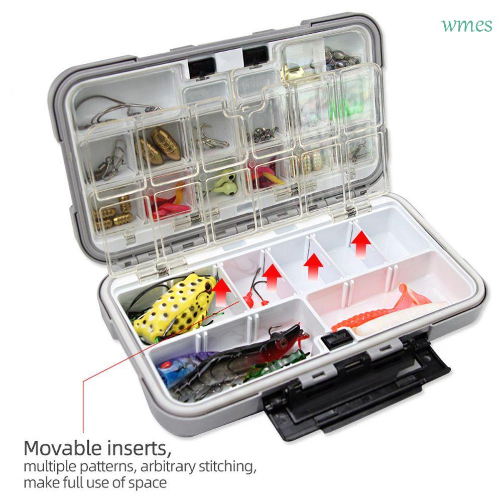 WMES1 Plastic Double-Sided Bait Box Opening and Closing Bait Box ...