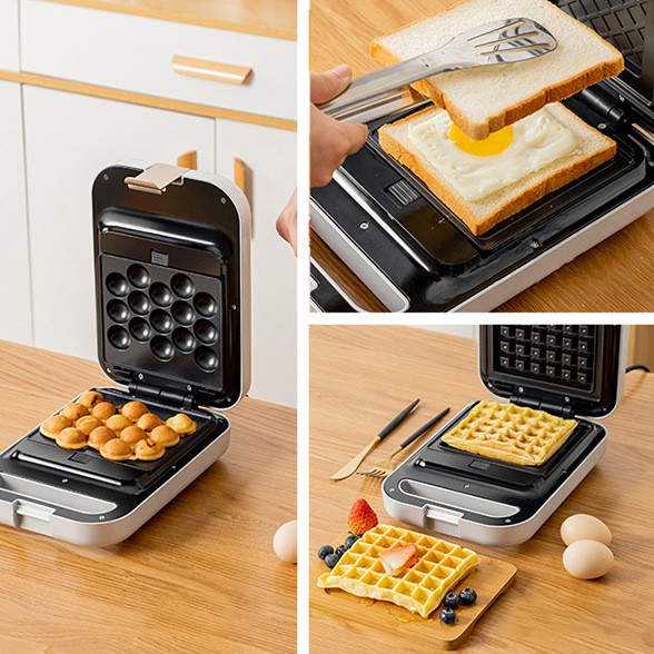 เครื่องปิ้งขนมปังMultifunction Electric Bread Maker Machine Mini Home Fully Automatic Cake ...