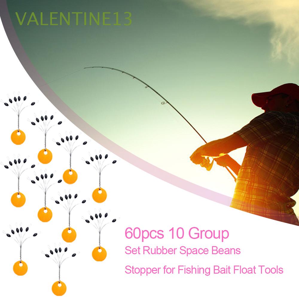 VALENTINE13 High Quality Fishing Float 10 Group Set Cylindrical Rubber ...