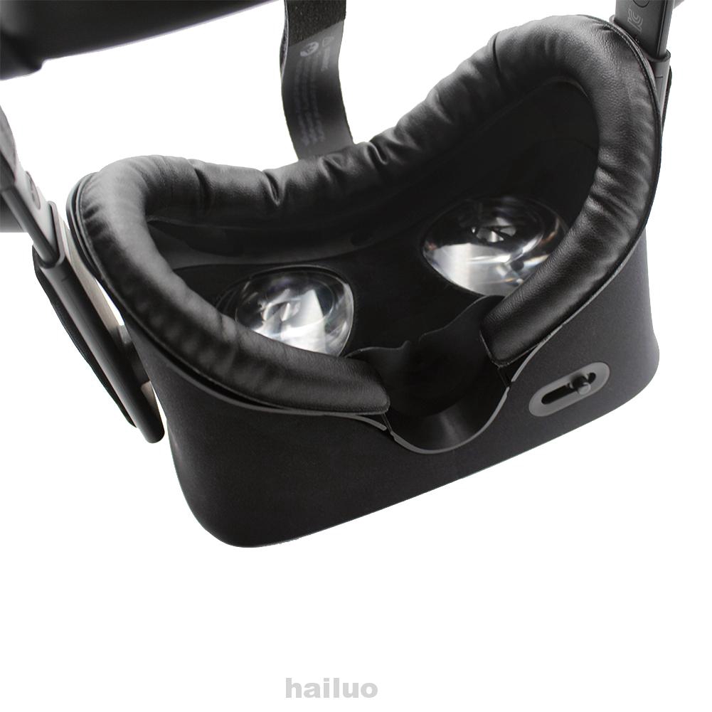 Facial Interface Set Black Nose Rest PU Leather For Oculus Rift VR ...