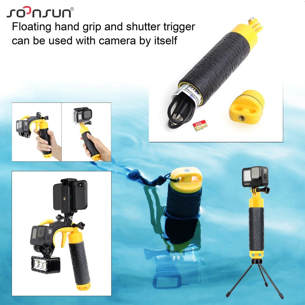 โดมถ่ายครึ่งบกครึ่งน้ำ SOONSUN DOME PORT SHUTTER TRIGGER (HERO 9 BLACK ...