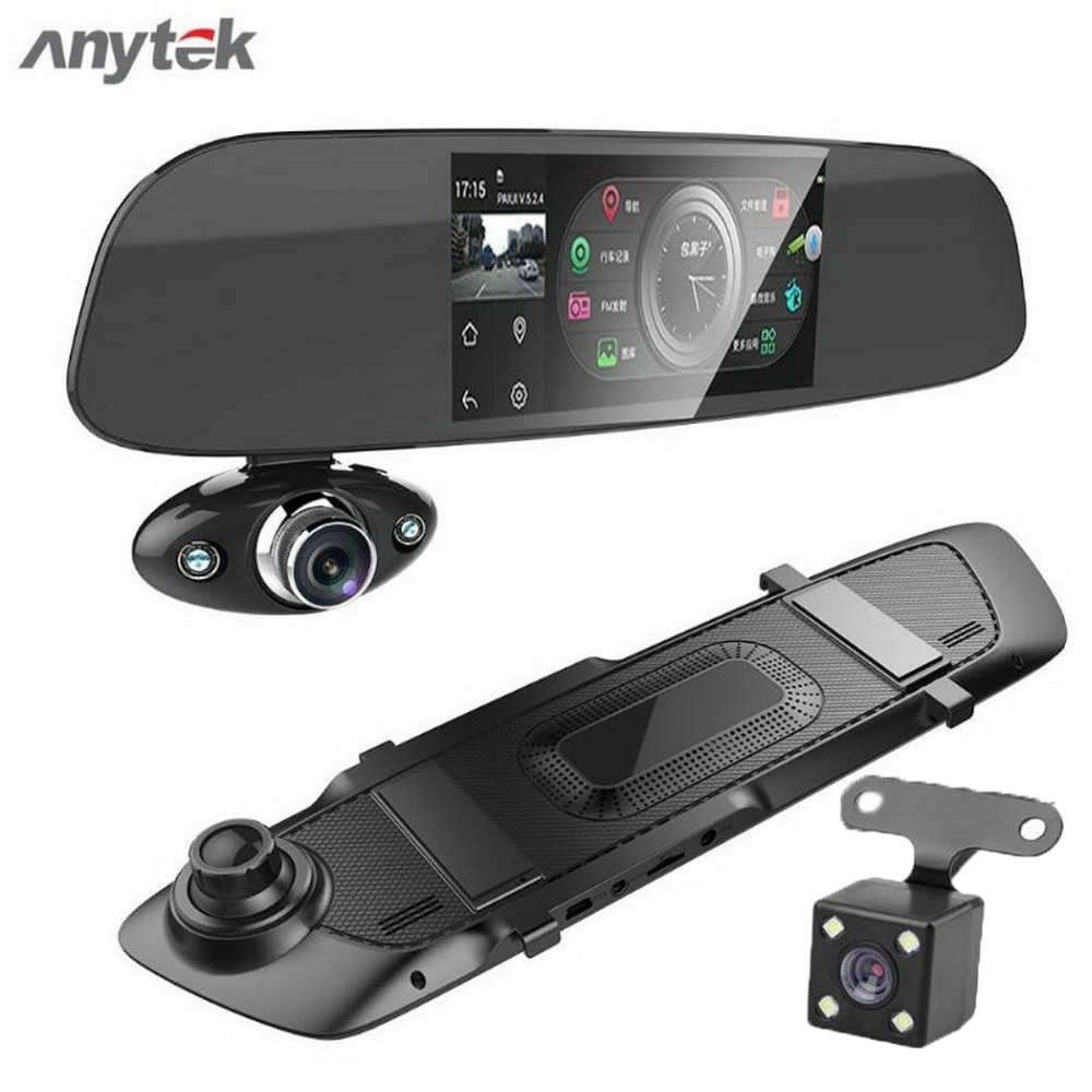 B33 Car Camera 5 1080P FHD Car DVR Touch Rear View Mirror Camera G ...