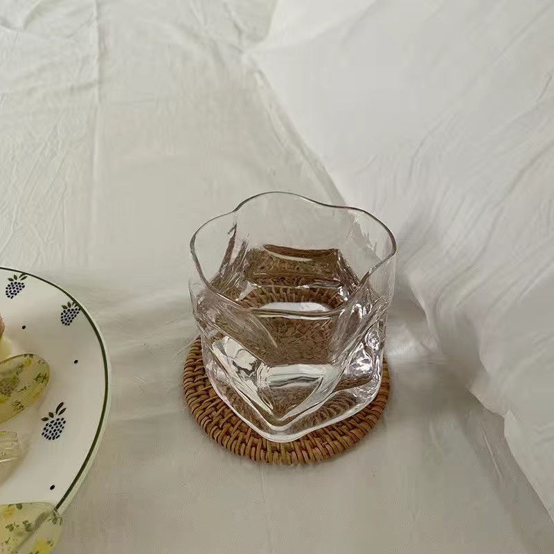 แก้วน้ำแก้วทรงเหลี่ยม Twisting Cup สไตล์ญี่ปุ่นและเกาหลี Twisted Whisky ...