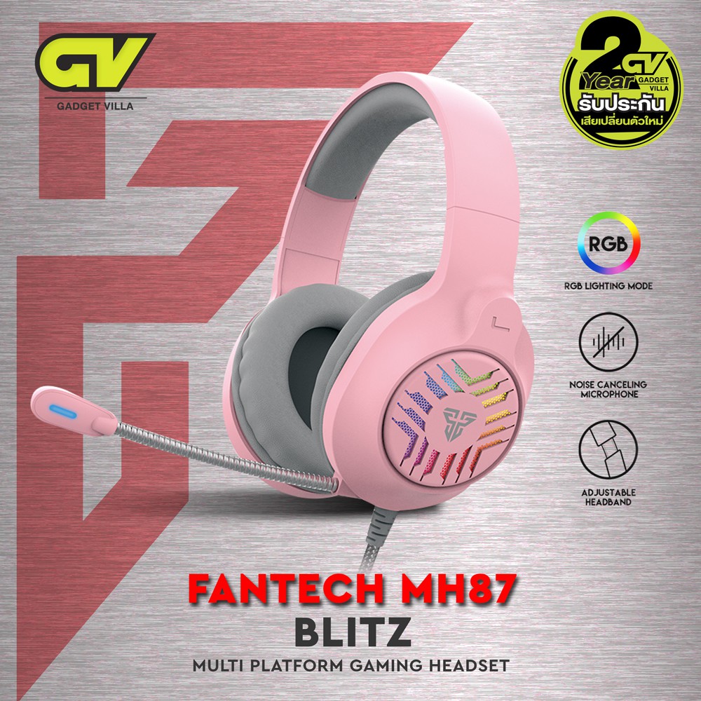 FANTECH MH87 Blitz Headset for Mobile Gaming หูฟังเกมมิ่ง หูฟังมือถือ ...