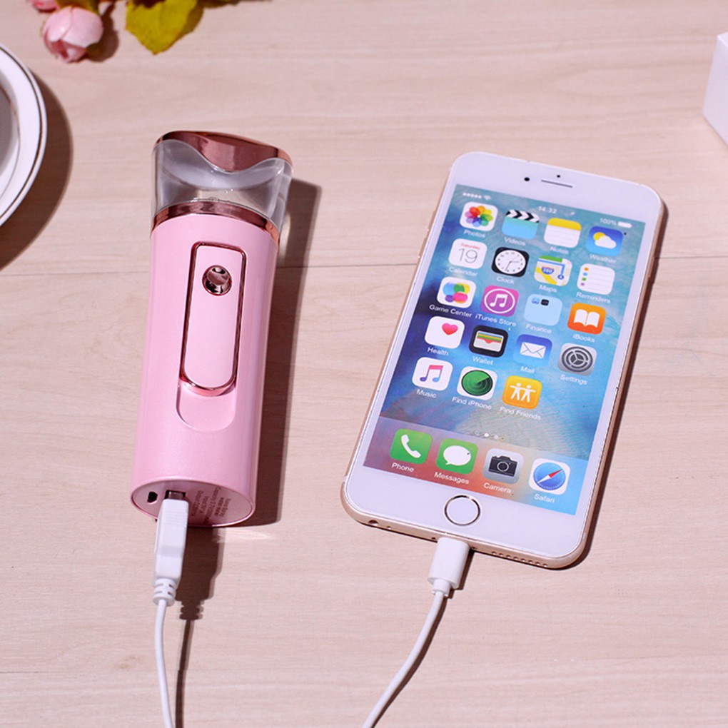 2000mAh Power Bank Nano Facial Spray Hydration Sprayer USB Nanomete ...