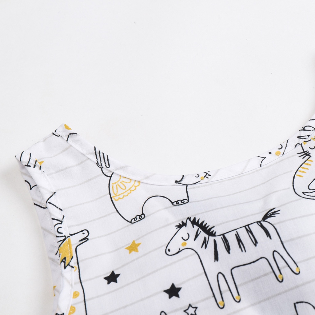 Mikeeeชุดเดรสแขนกุดลายดอกไม้น่ารักสําหรับเด็ก - mikeee1.th - ThaiPick