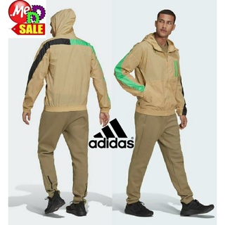 Adidas - ใหม่ เสื้อแจ็คเก็ตมีฮู้ดกันลม พับเก็บได้ น้ำหนักเบา ADIDAS ...