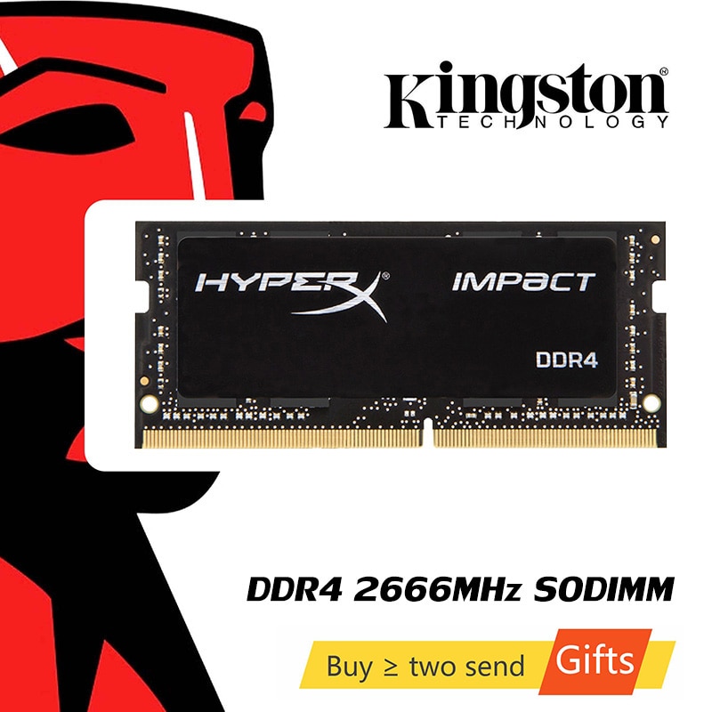 Kingston HyperX Impact DDR4 Rams SODIMM 2666MHz 8gB 16gb 32gb CL15 laptop memory 1.2V DRAM ram ...