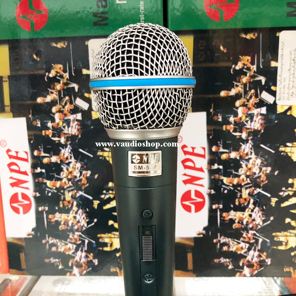 ไมโครโฟน NPE SM-58A พร้อมสายยาว 4.5 เมตร NPE SM-58 ไมค์ NPE SM58 เอ็นพีอี - vvvsound - ThaiPick