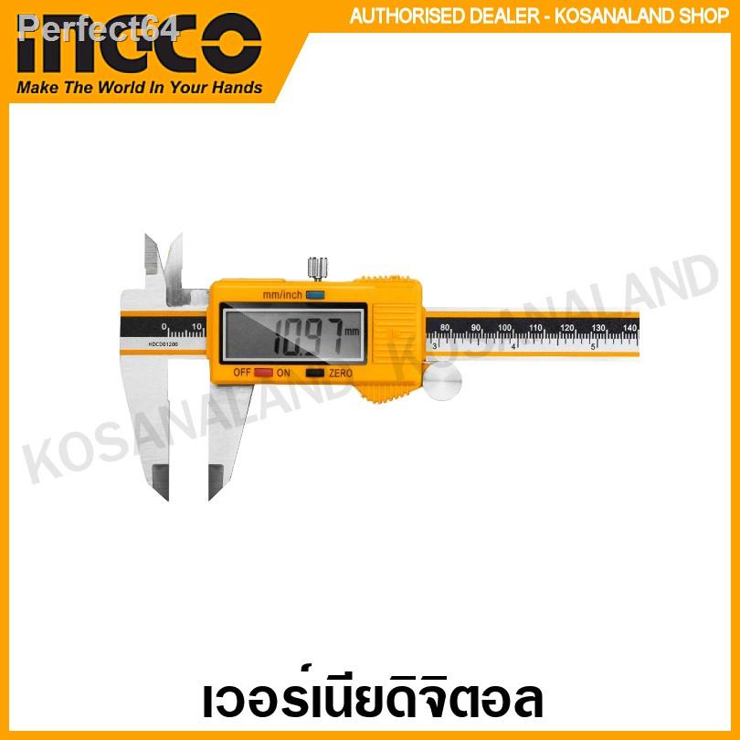 ㍿INGCO เวอร์เนียร์ดิจิตอล 0-150 MM (6 นิ้ว) รุ่น HDCD01150 / 0-200 MM ...