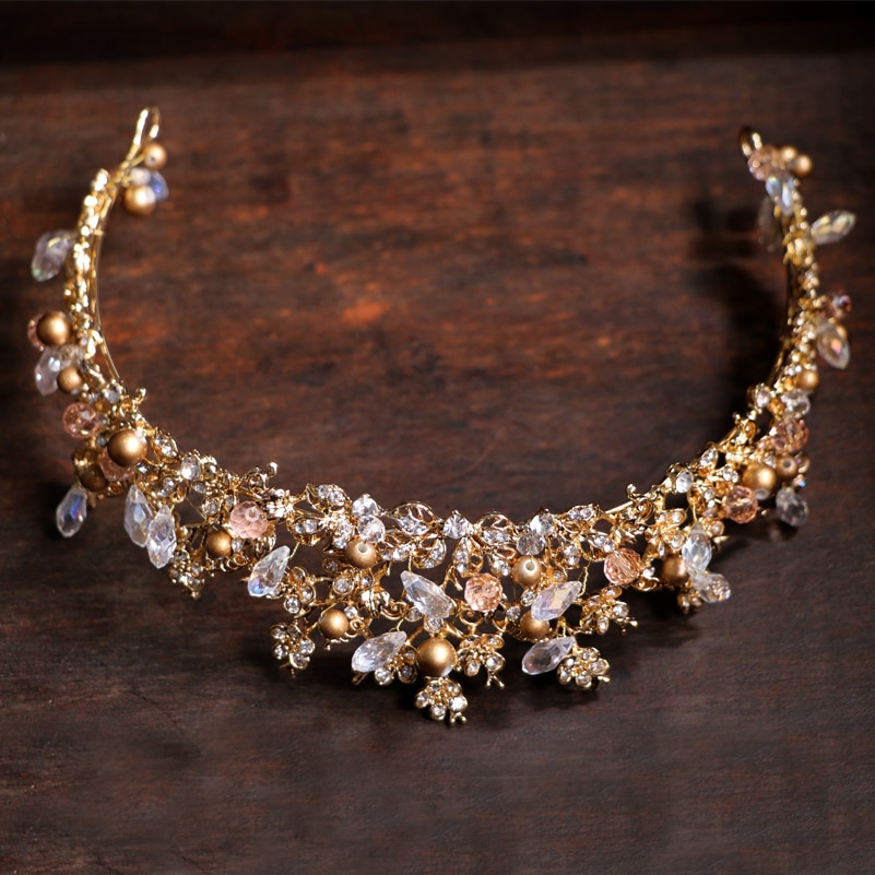 Wedding Women Hair Accessories Tiara Bridal Crowns with Hair Clips ...