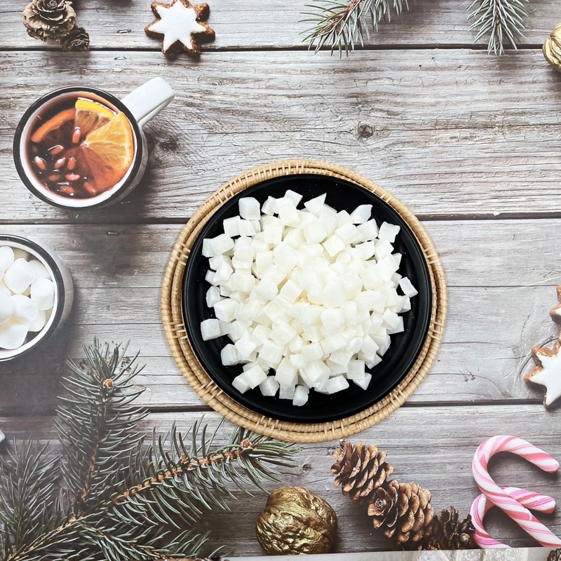 Dried Coconut Diced 8-10 mm มะพร้าวอบแห้งแบบหั่นเต๋า เกรด A อร่อยมาก ...