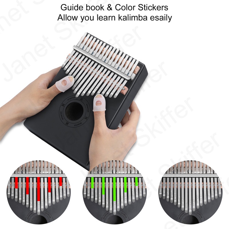 Kalimba 17 Keys Tones Thumb Piano High Quality Handguard Mahogany Nice ...