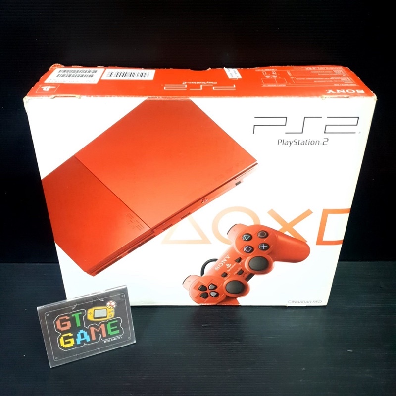 Ps2 Slim Limited Edition ???? Cinnabar Red Boxed SCPH-90006 Coppy disc ???? 90% - ninewforest ...