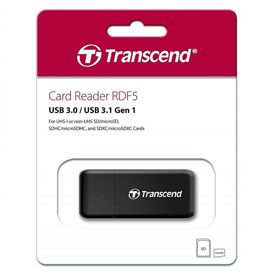 Transcend USB3.1 SD/Micro SD Card Reader | Shopee Thailand