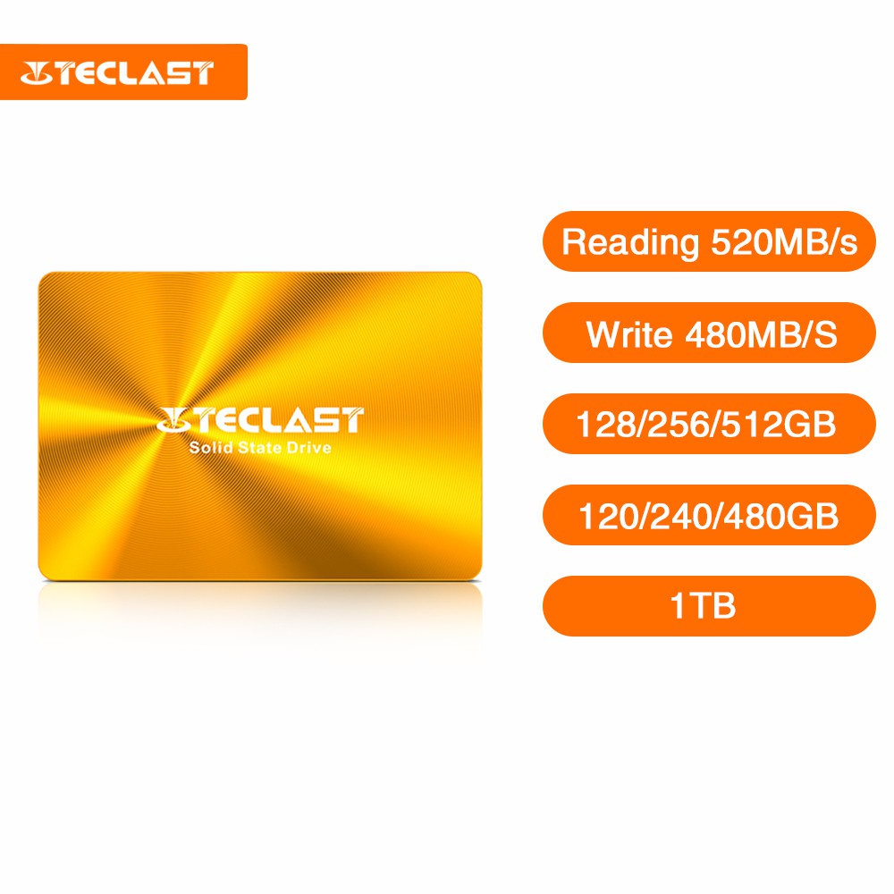 ฮาร์ดดิสก์：Teclast SSD 1TB Drive 480GB 240GB 120GB SSD 2.5 Hard Drive ...