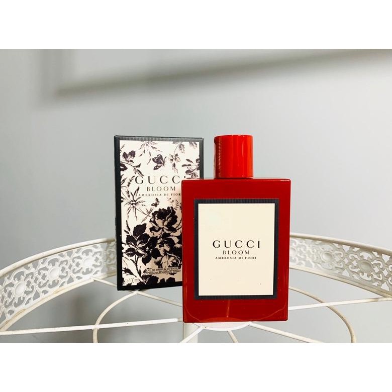 NEW Gucci new vintage red bottle bloon perfume flower series pe ...