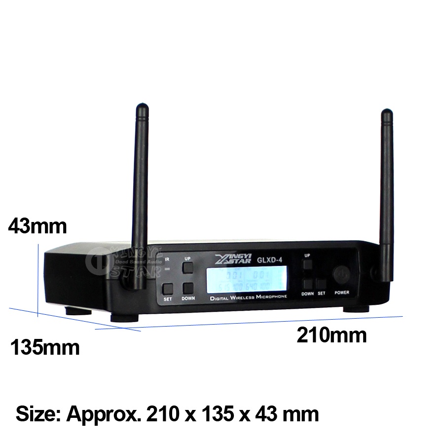 BGLXD4 UHF Wireless Microphone Professional BETA87A BETA 87A Handheld Cordless Microphone System ...