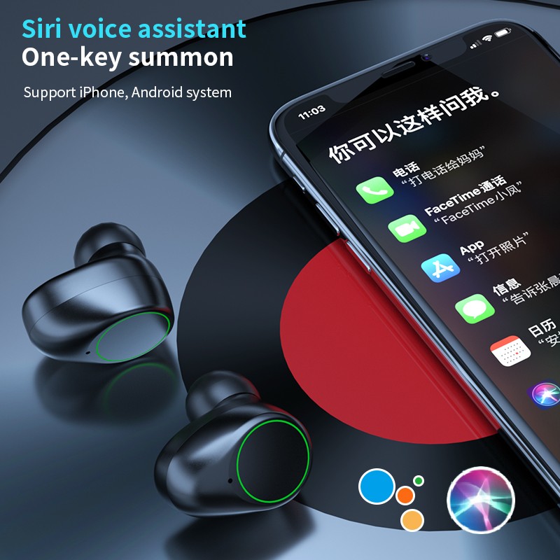 A16 Tws Bluetooth 5 . 1 ชุดหูฟังจอแสดงผล Led - frontline.th - ThaiPick