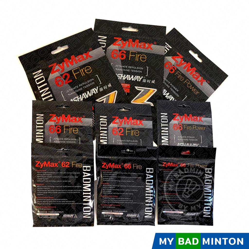 ใหม่ เอ็นแบดมินตัน ASHAWAY รุ่น ZyMax (Made in USA ) แบรนด์ดังโซนยุโรป ...