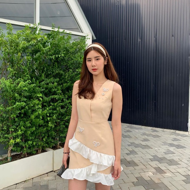 Maria Diamond Brand การันตีเสื้อผ้าแบรนด์แท้ จั๊มสูทสีม่วงสดใสแขนตุ๊กตา ...