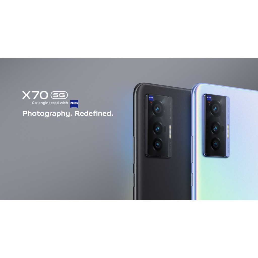 Vivo X70 5G Ram8128gb(เครื่องศูนย์ไทยเคลียสตอค ประกันร้าน) พร้อมเทคโนโลยีการถ่ายภาพ ZEISS T ...