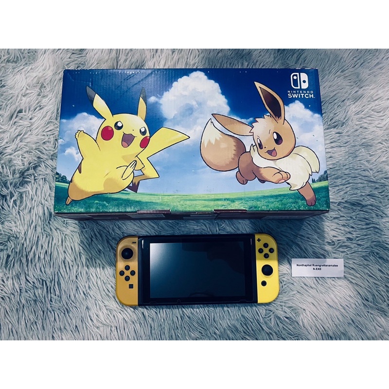 สินค้าหายาก Nintendo Switch Pokemon Lets Go Pikachu - n.exe.gaming ...