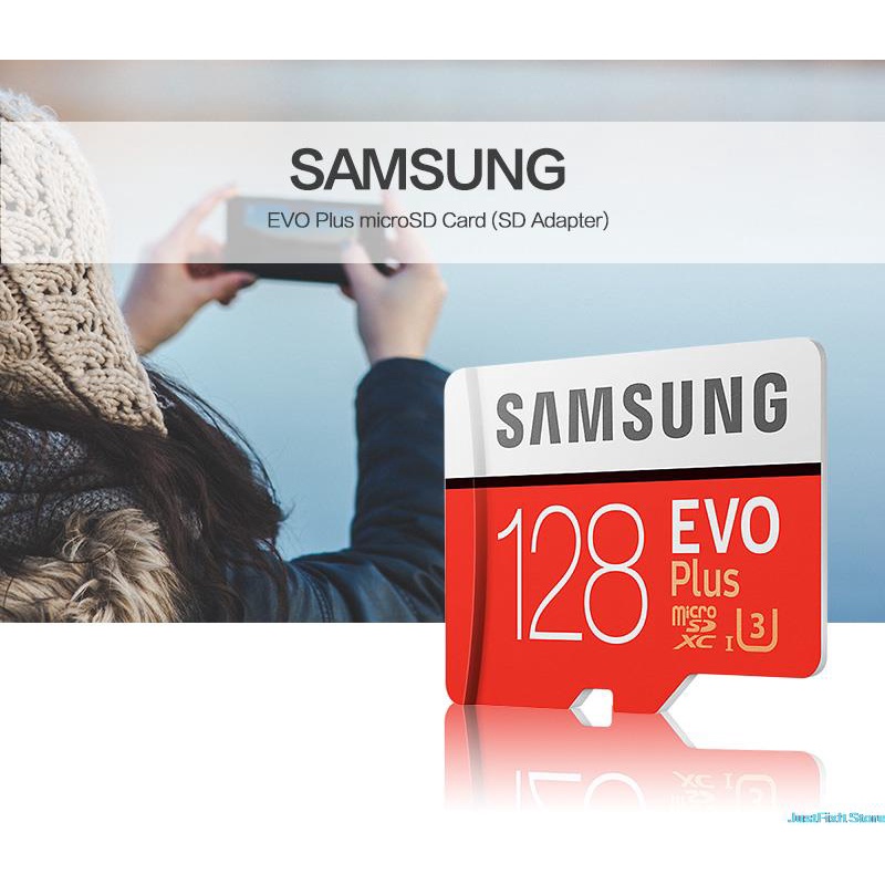 New Memory Card SAMSUNG EVO PLUS 256GB High Speed 100 MBS Micro SD ...