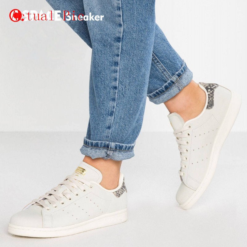 Cspace Adidas STAN SMITHรองเท้าสีขาวคลาสสิกด้านหลังพิมพ์รองเท้าf34304 - g7wt4mbelj - ThaiPick