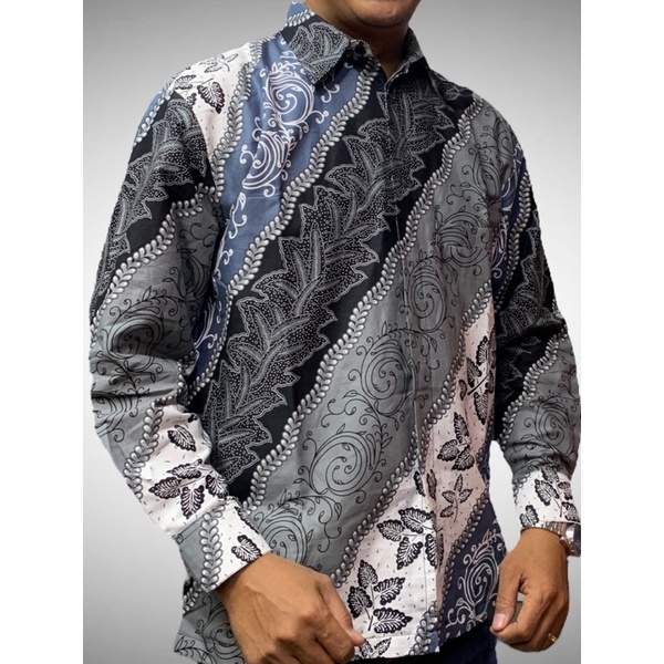 Buana เสื้อเชิ้ตแขนยาวลําลอง ผ้าบาติก สีน้ําตาล พรีเมี่ยม รับประกัน ...