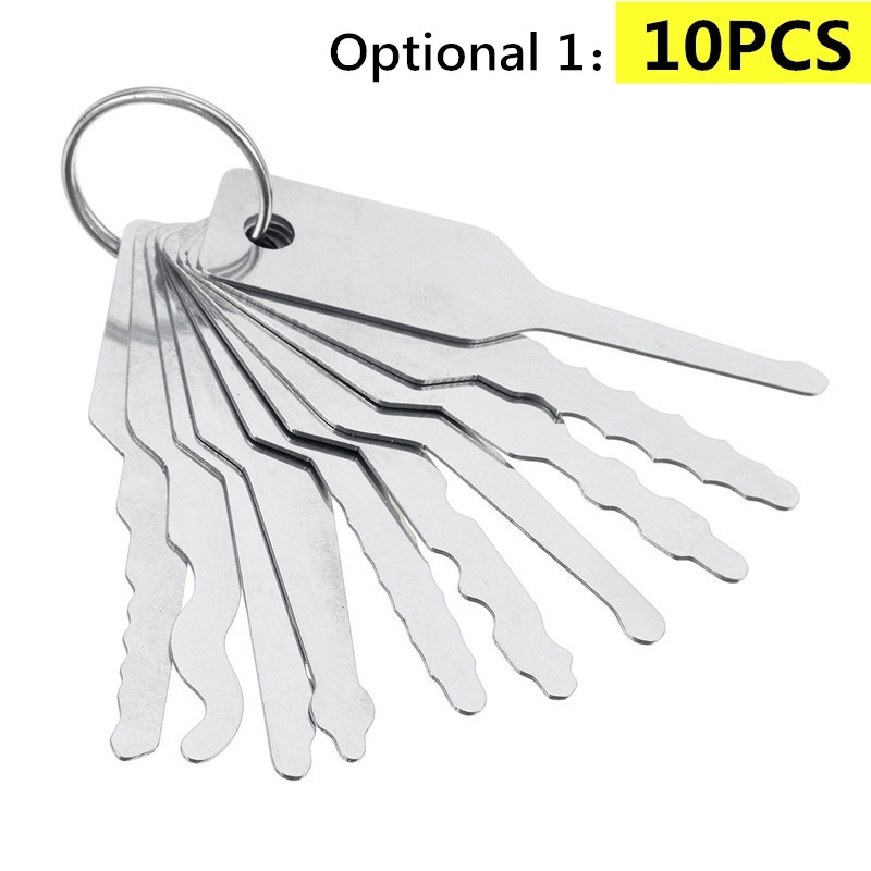 70/60/50/40/25/19/10PCS Unlocking Locksmith Practice Lock Pick Key ...