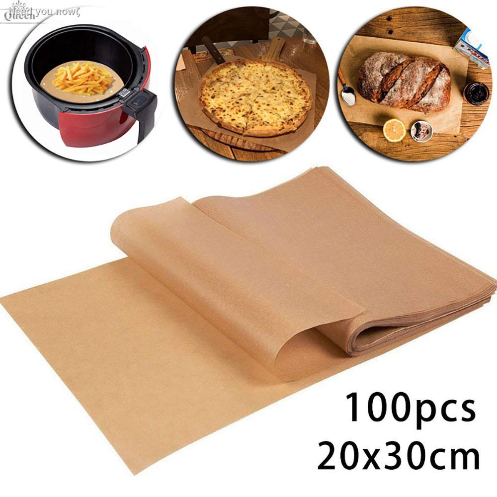 relaxBaking Paper Precut Unbleached DIY Rectangle 100PCS Sheets Non ...